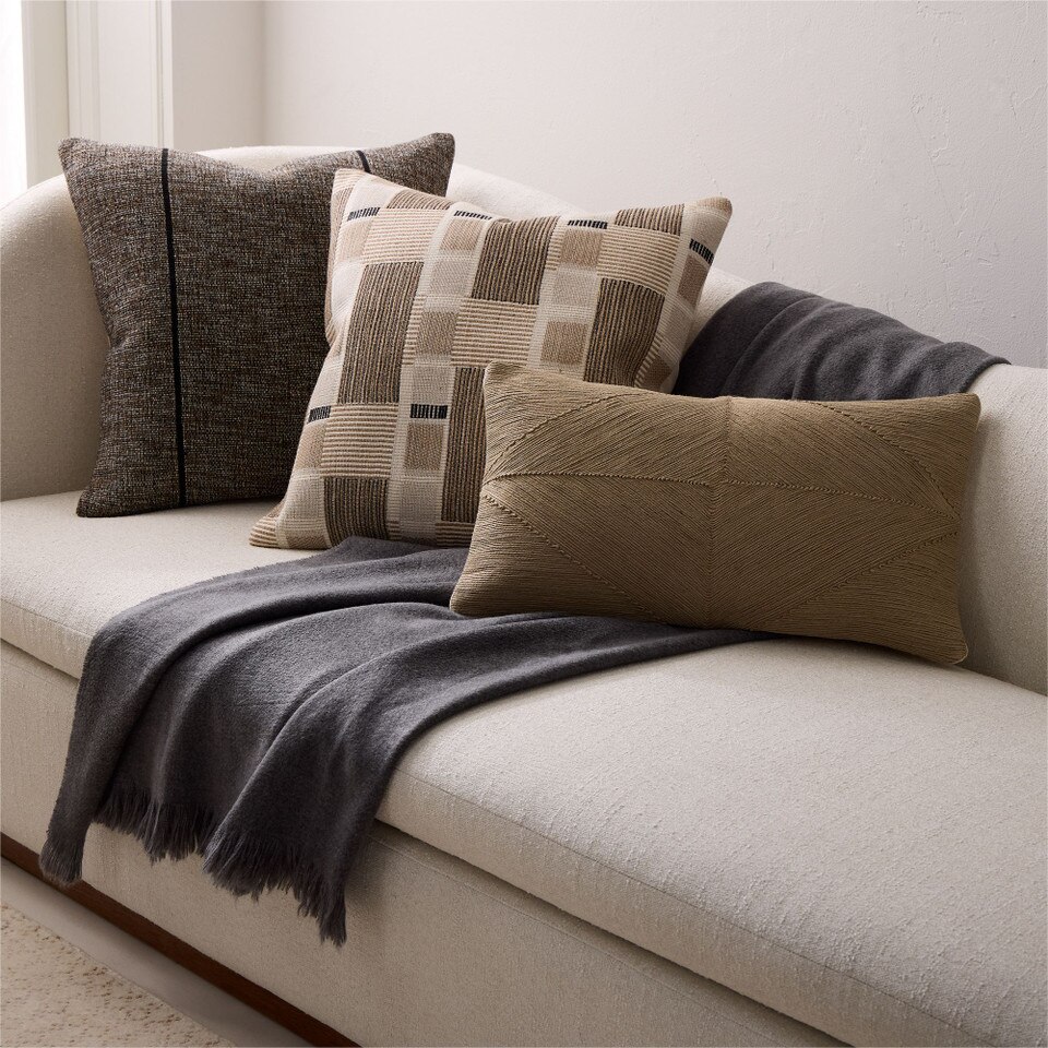 Layered Blocks Cushion Cover - West Elm Australia