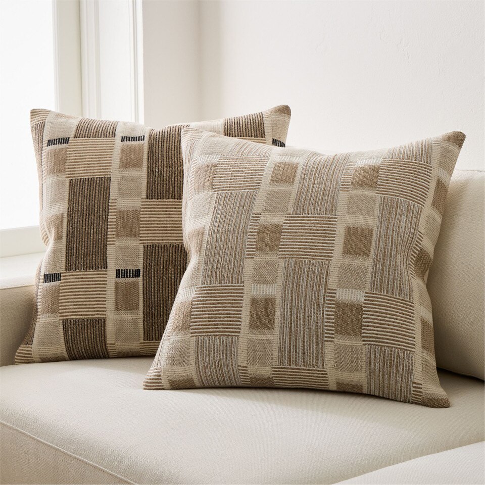 Layered Blocks Cushion Cover - West Elm Australia