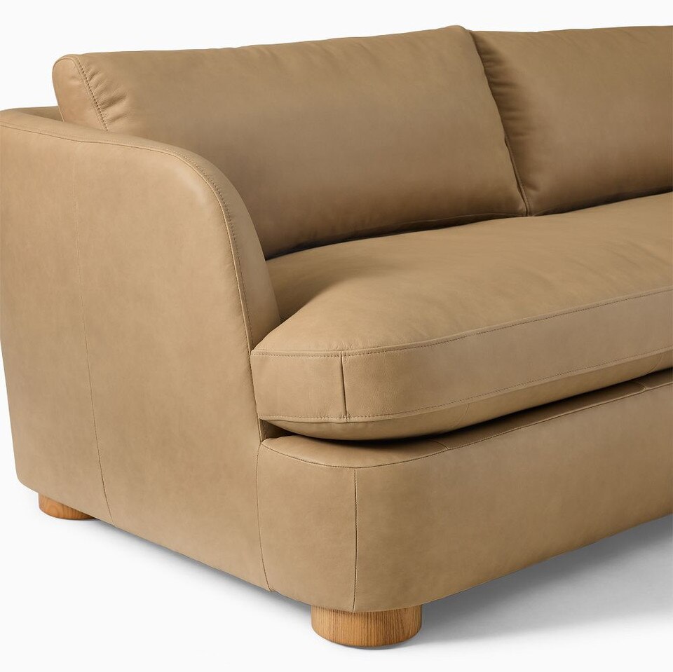 Leroy Leather Sofa (76"–96")