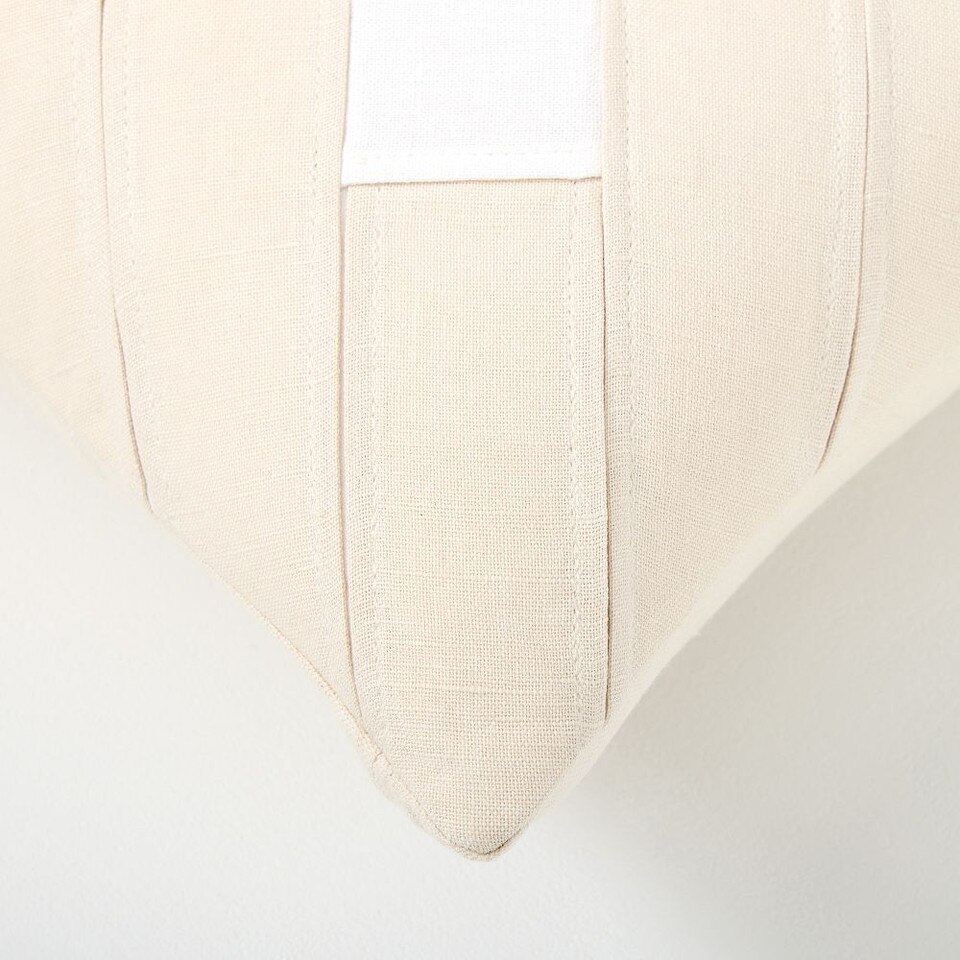 Linen Strap Weave Cushion Cover - West Elm Australia