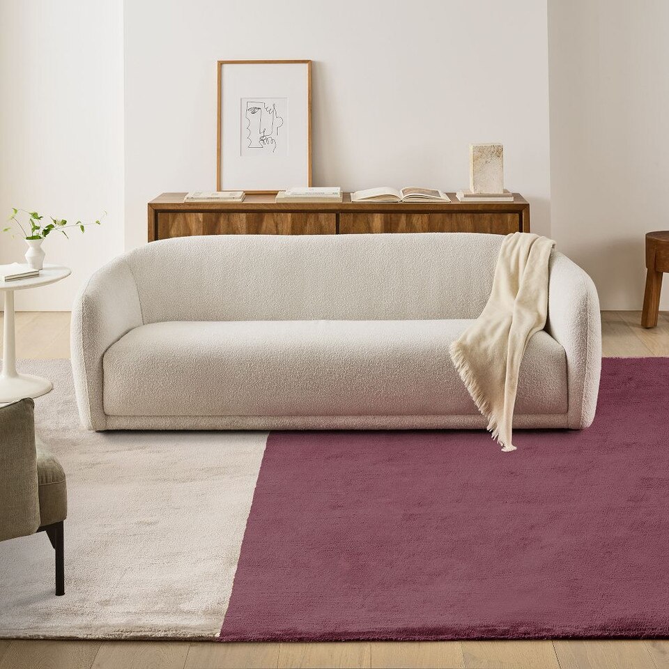 Lucent Colourblock Rug - West Elm Australia