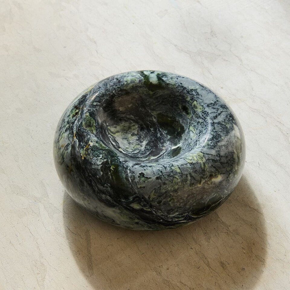 Marble Donut Trinket Tray