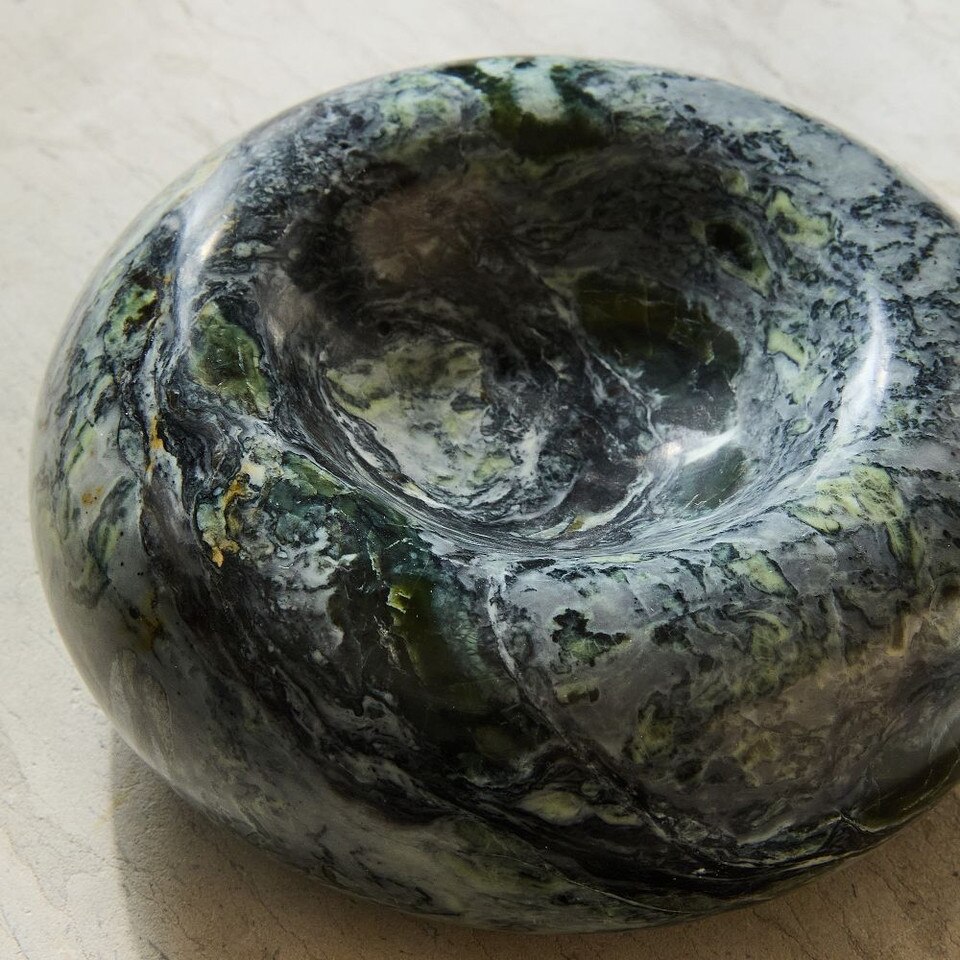 Marble Donut Trinket Tray