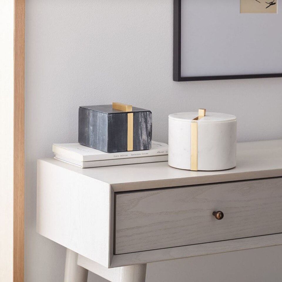 Marble Seamless Shaped Boxes | West Elm Australia