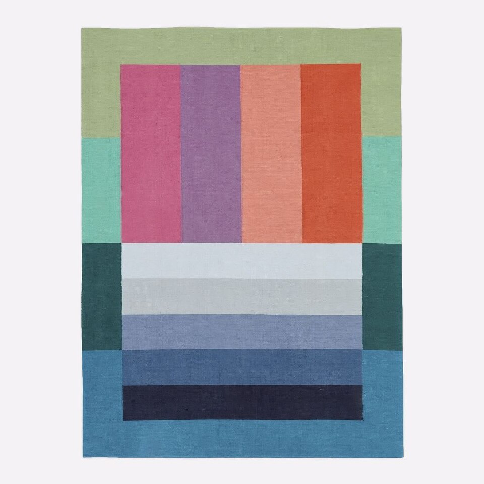 Margo Selby Stripe Block Rug | West Elm Australia