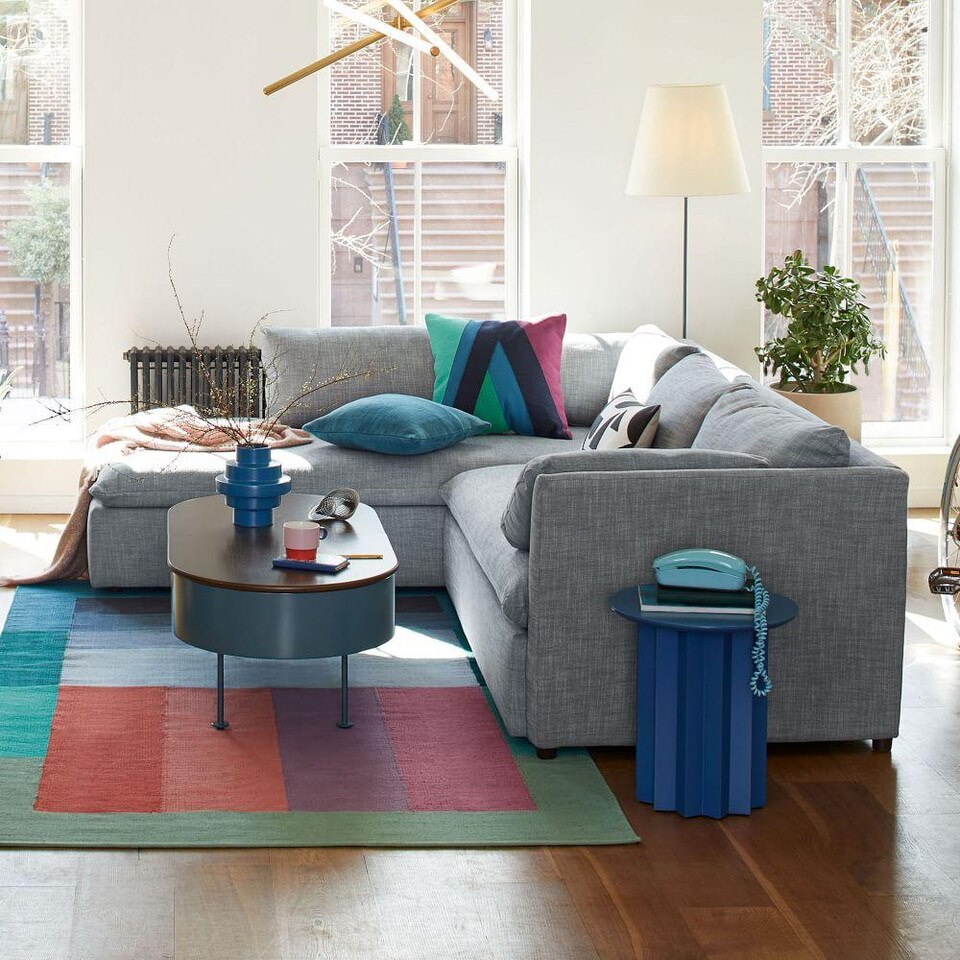 Margo Selby Stripe Block Rug | West Elm Australia