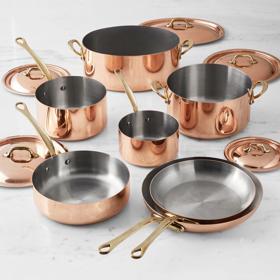 Williams Sonoma Mauviel Copper 12-Piece Cookware Set - West Elm Australia