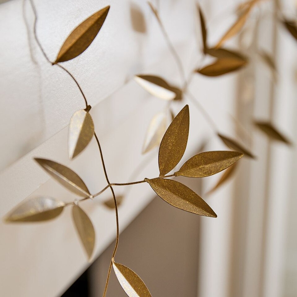 Metal Botanical Garland - West Elm Australia