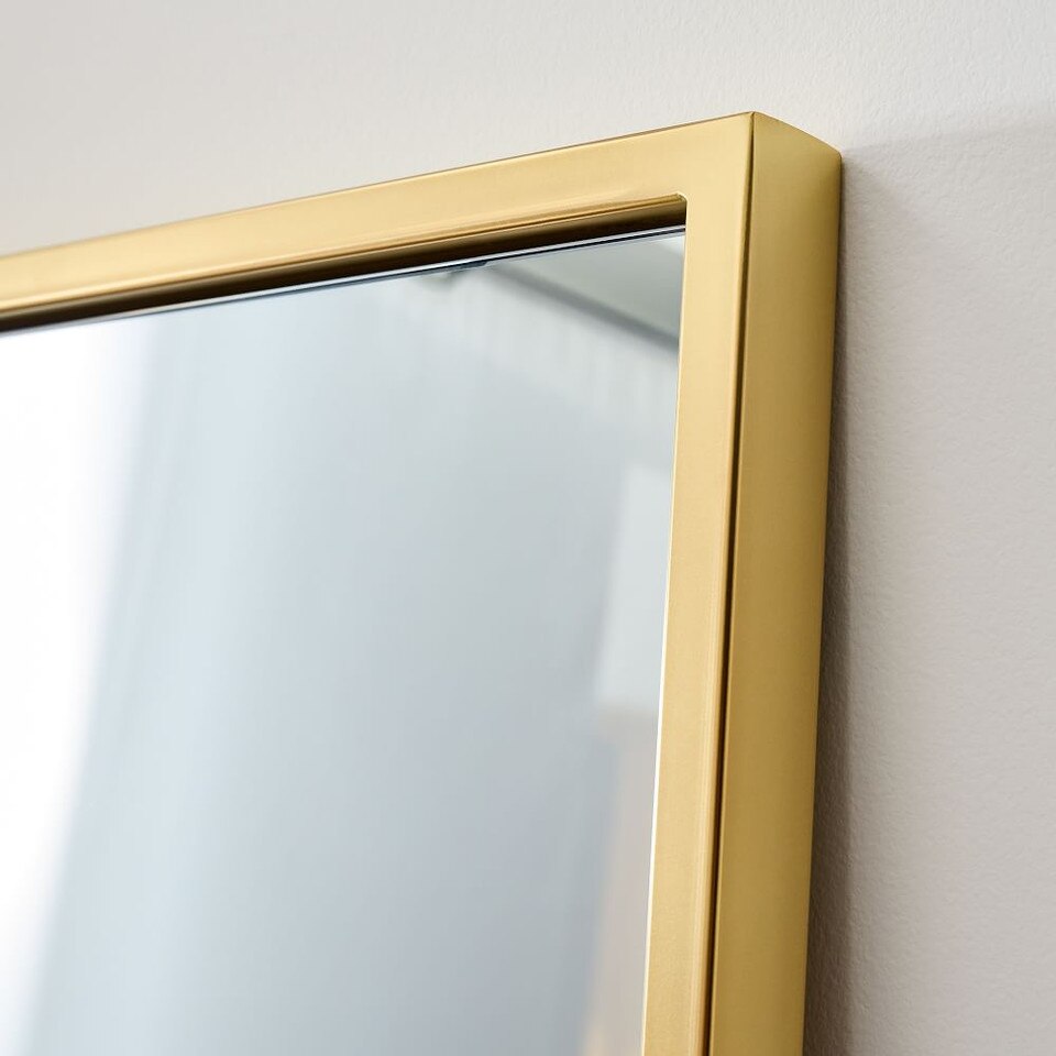 Metal Frame Narrow Floor Mirror - West Elm Australia