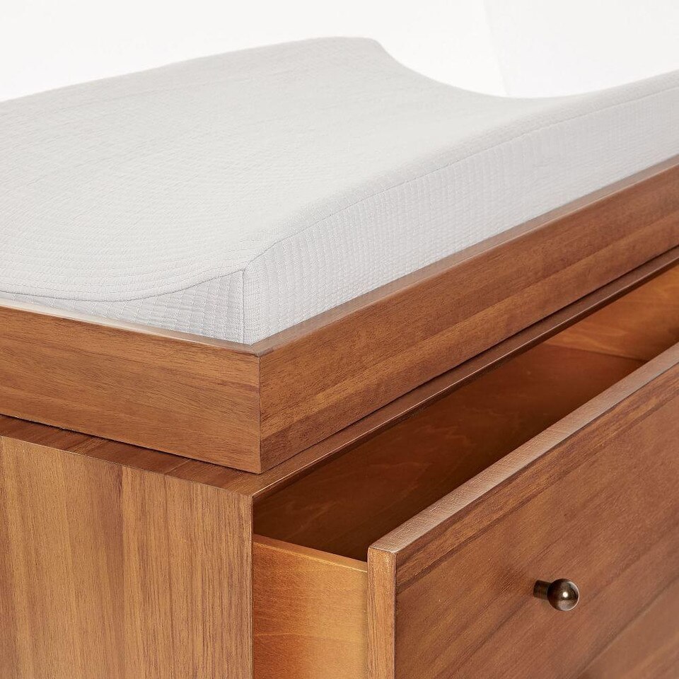 Mid-Century 3-Drawer Changing Table - Acorn