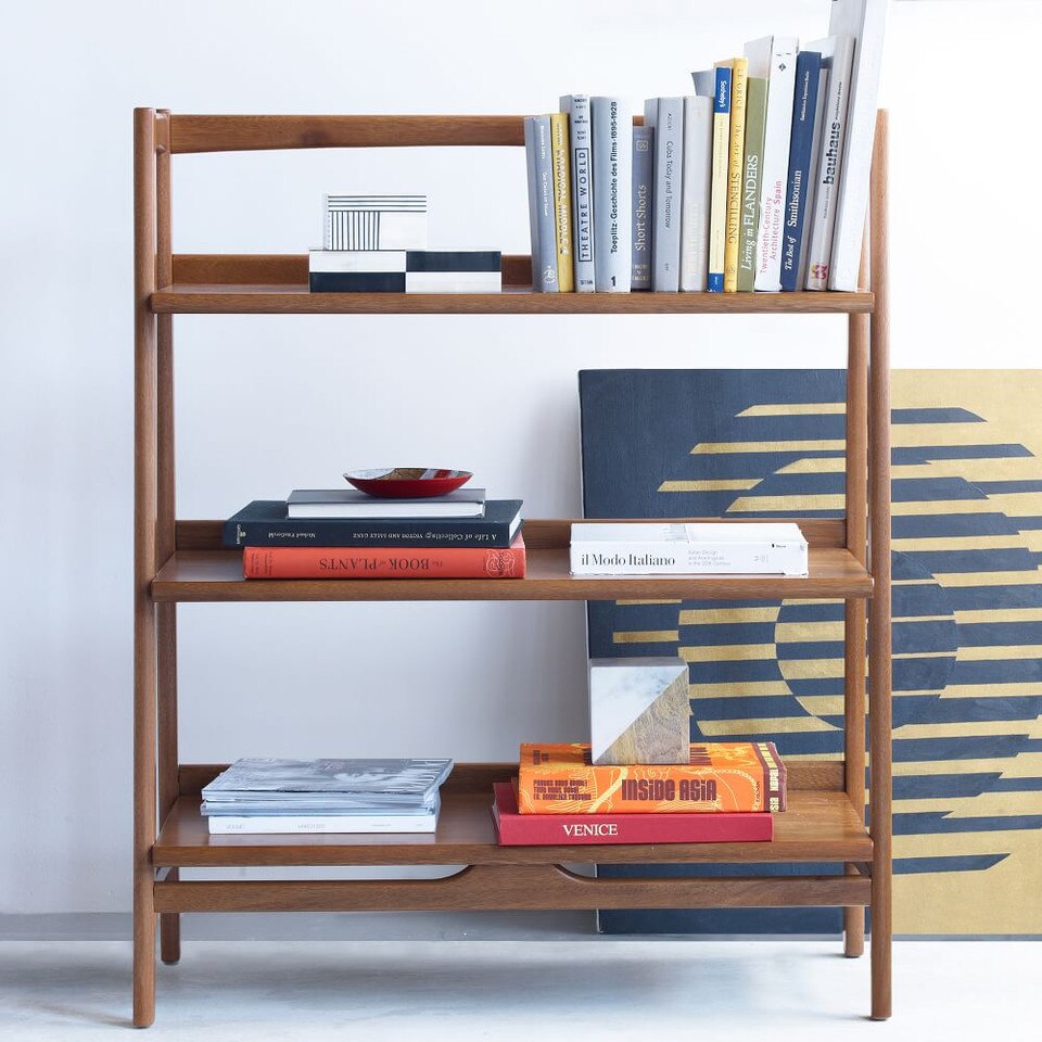 Mid-Century Bookshelf - Low Wide - West Elm Australia
