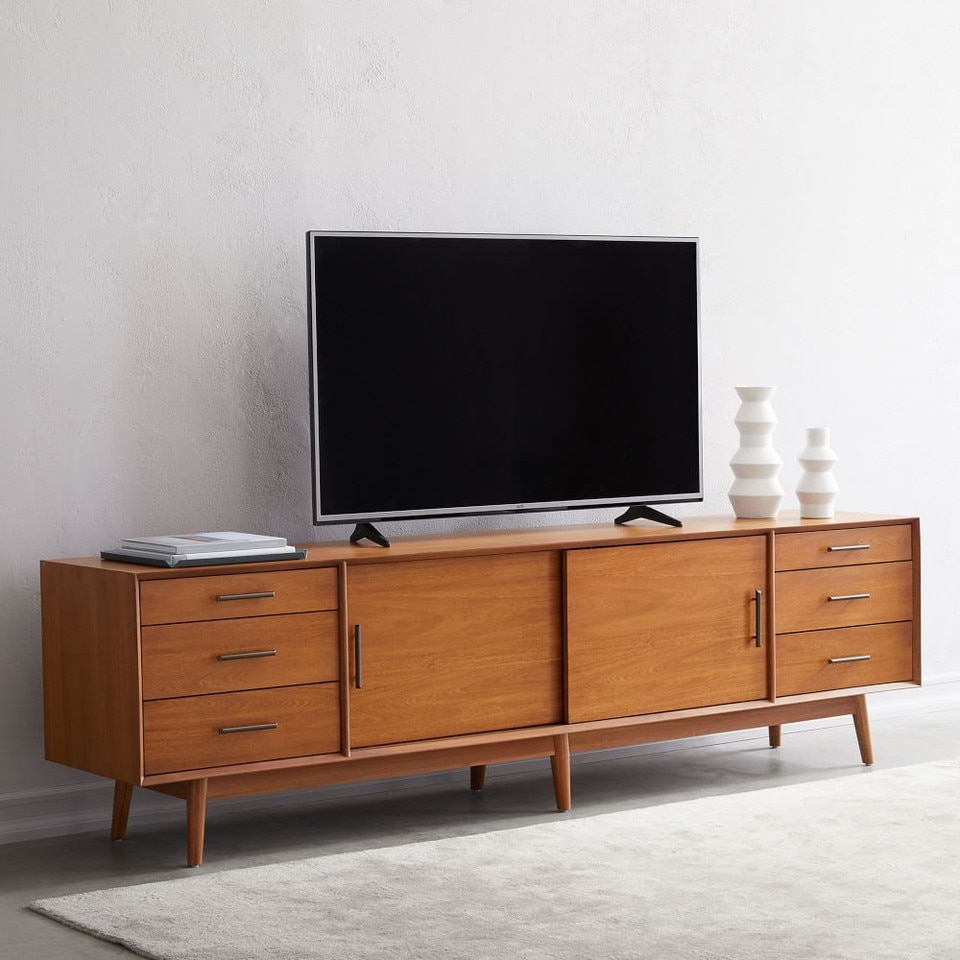 Mid-Century Media Console (244 cm) | west elm Australia
