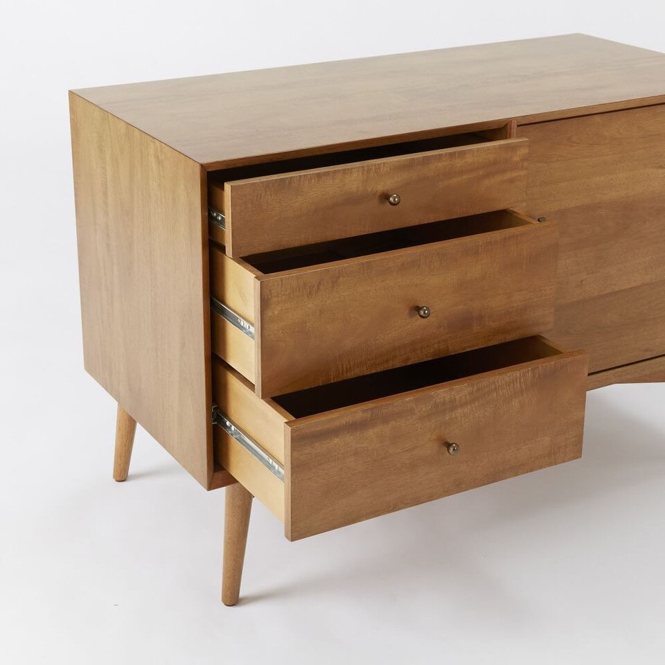 Mid-Century Media Console (102 cm) - West Elm Australia