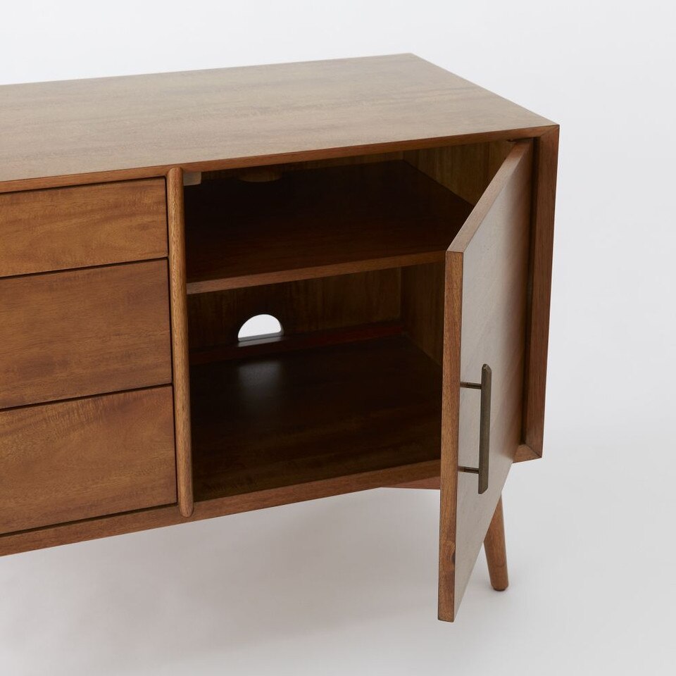Mid-Century Media Console (102 cm) - Acorn | west elm Australia