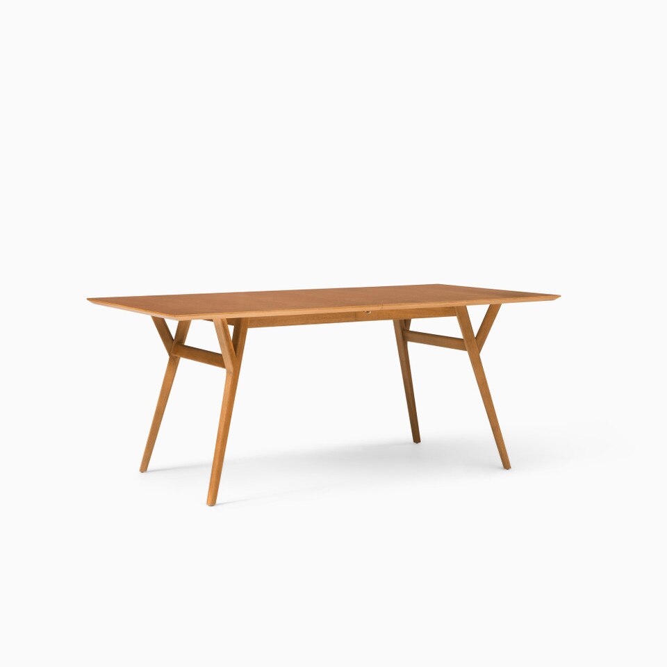 Mid-Century Extendable Dining Table (152 cm - 234 cm) - West Elm Australia