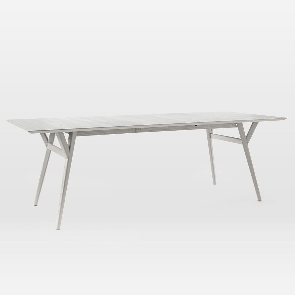 Mid-Century Expandable Dining Table (99 cm − 234 cm) - West Elm Australia