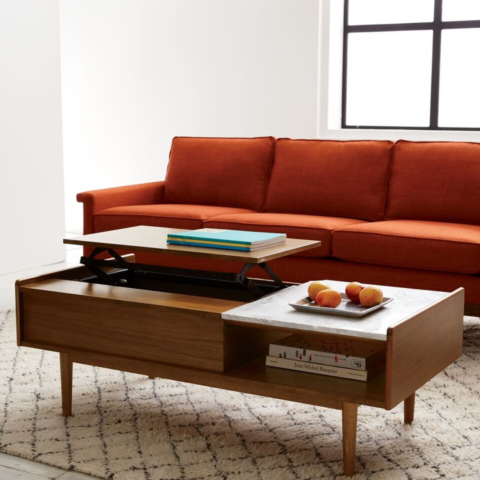 Mid-Century Pop-Up Coffee Table (122 cm) | west elm Australia