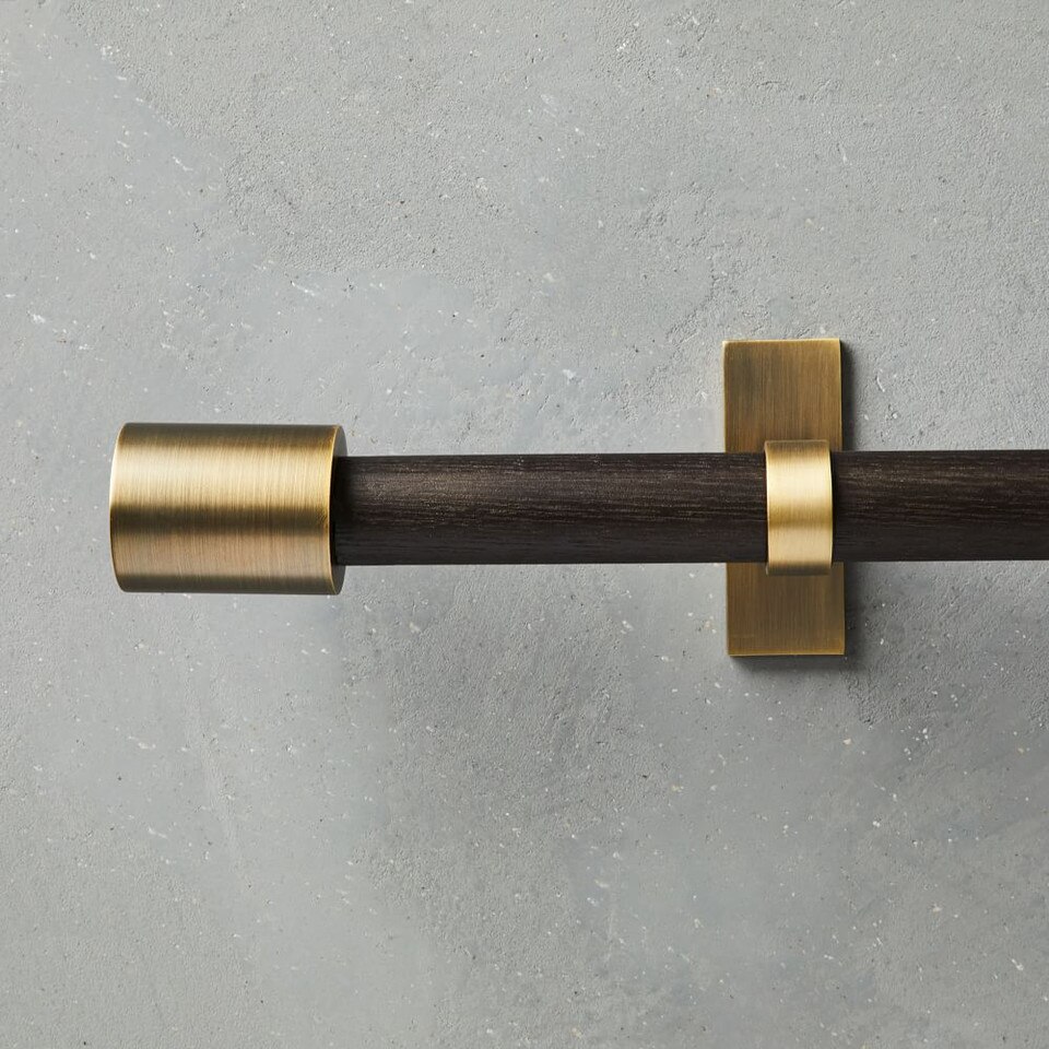 Mid-Century Rod - Carbon/Brass - West Elm Australia