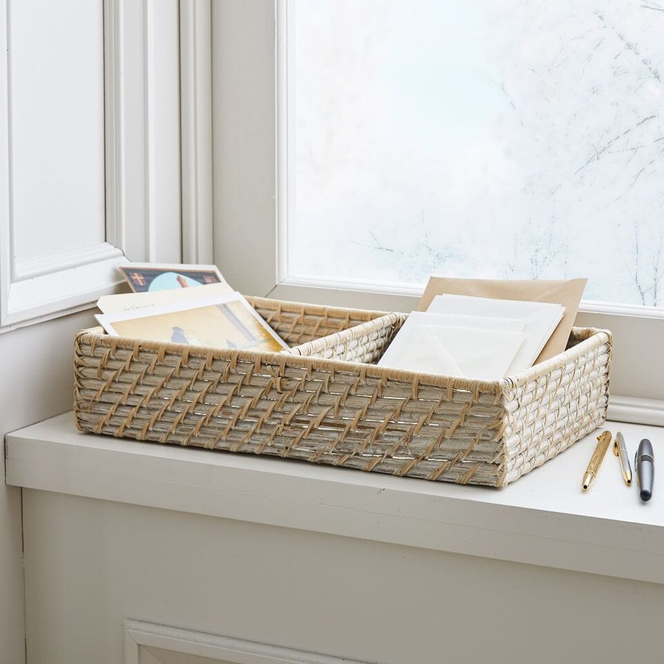 Modern Weave Storage Bin - West Elm Australia