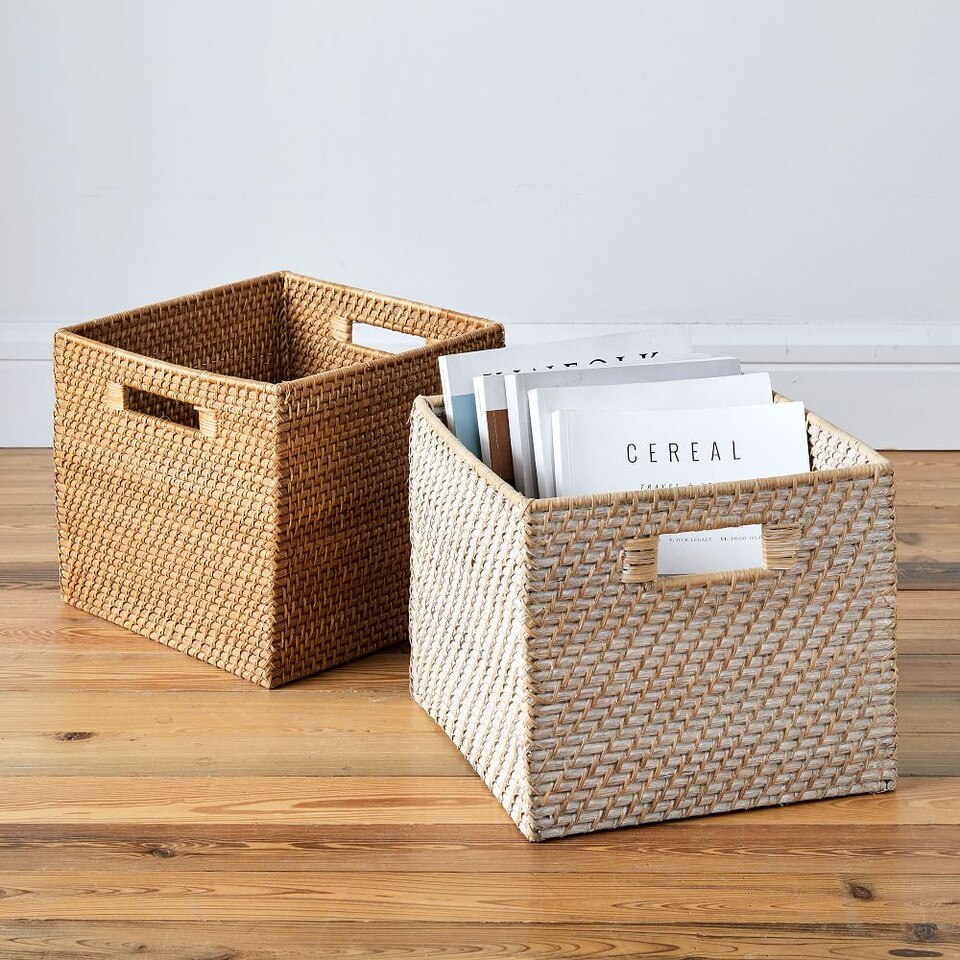 Modern Weave Storage Bin - West Elm Australia