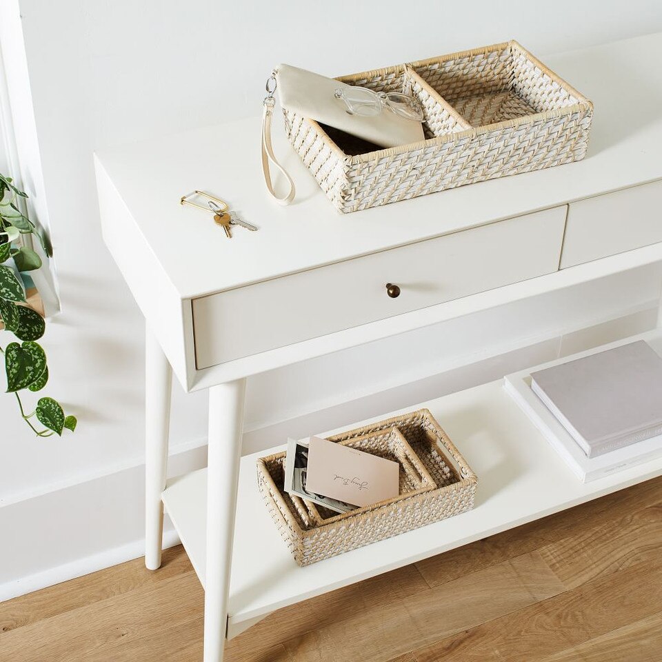 Modern Weave Storage Bin - West Elm Australia