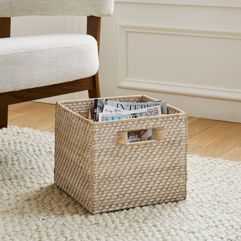 Modern Weave Storage Bin - West Elm Australia