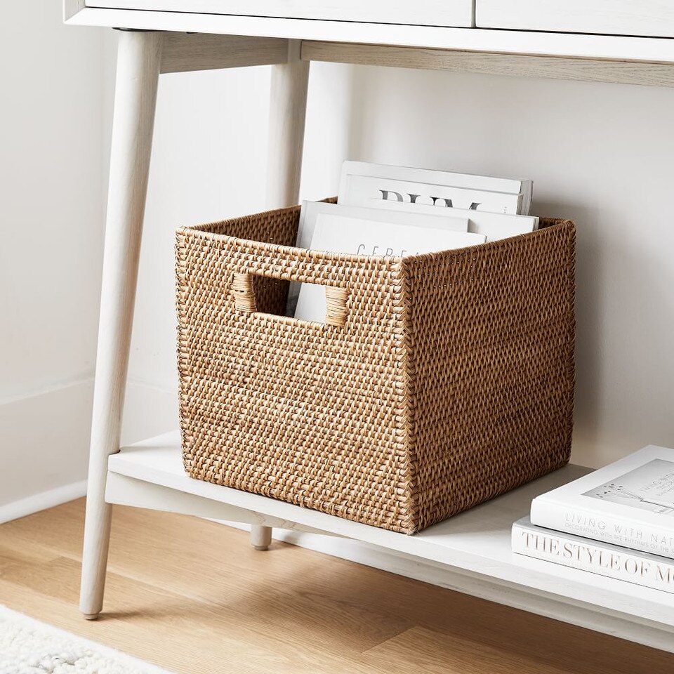 Modern Weave Storage Bin - West Elm Australia