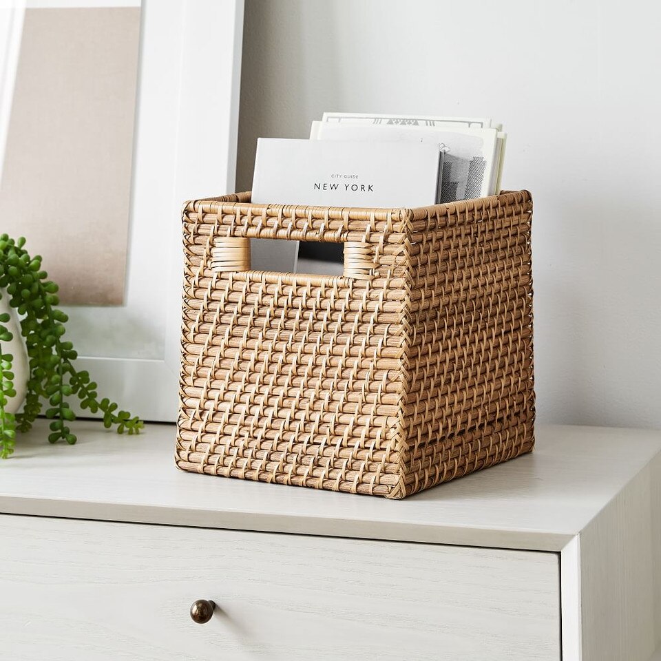 Modern Weave Storage Bin - West Elm Australia