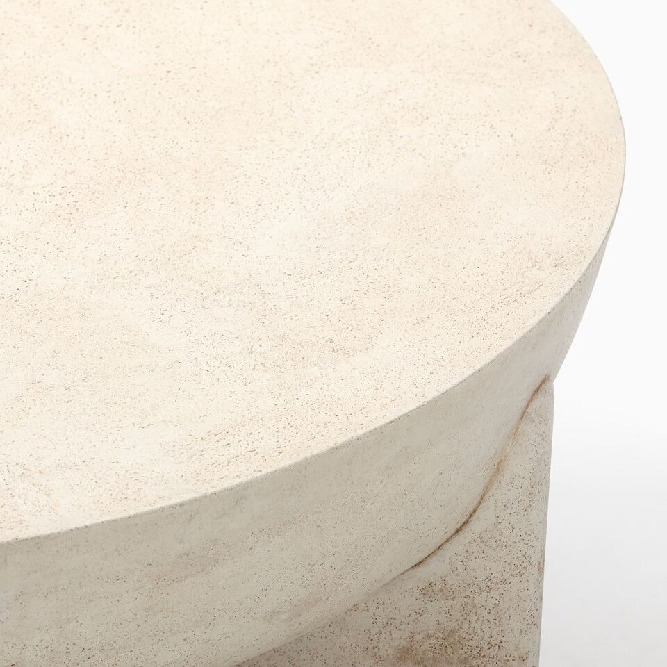 Monti Lava Stone Coffee Table (76 cm) - West Elm Australia