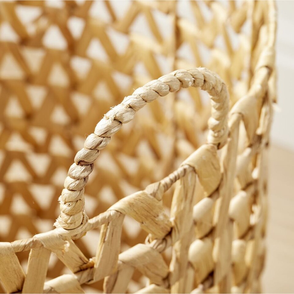 Open Weave Zigzag Baskets | West Elm Australia