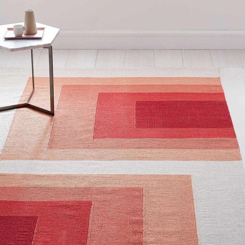Optic Blocks Rug Runner | west elm Australia