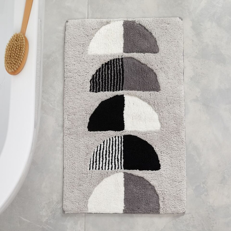 Organic Half Moons Bath Mat - West Elm Australia