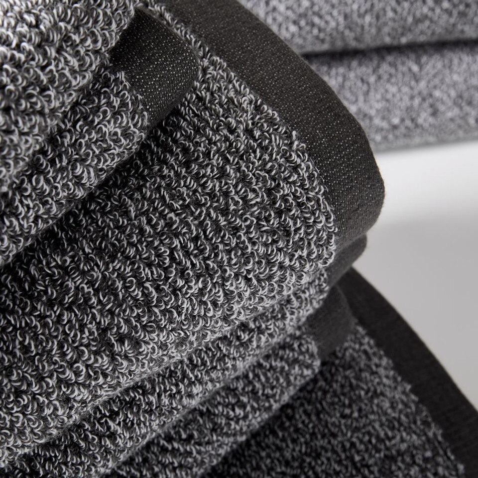 Organic Heathered Towels - Grey Dusk | West Elm Australia