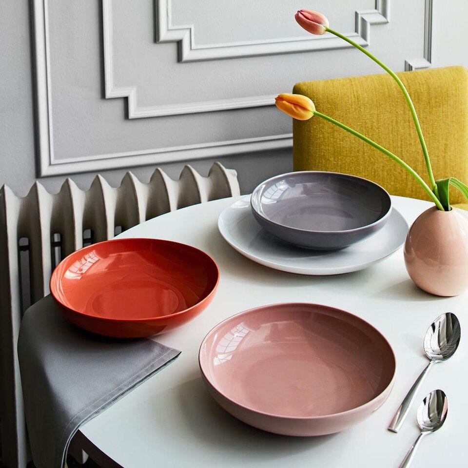 Organic Shaped Low Bowls | West Elm Australia