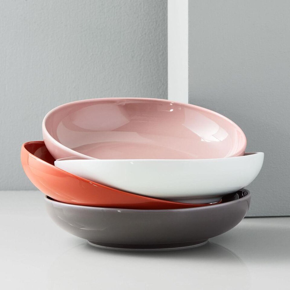 Organic Shaped Low Bowls | West Elm Australia