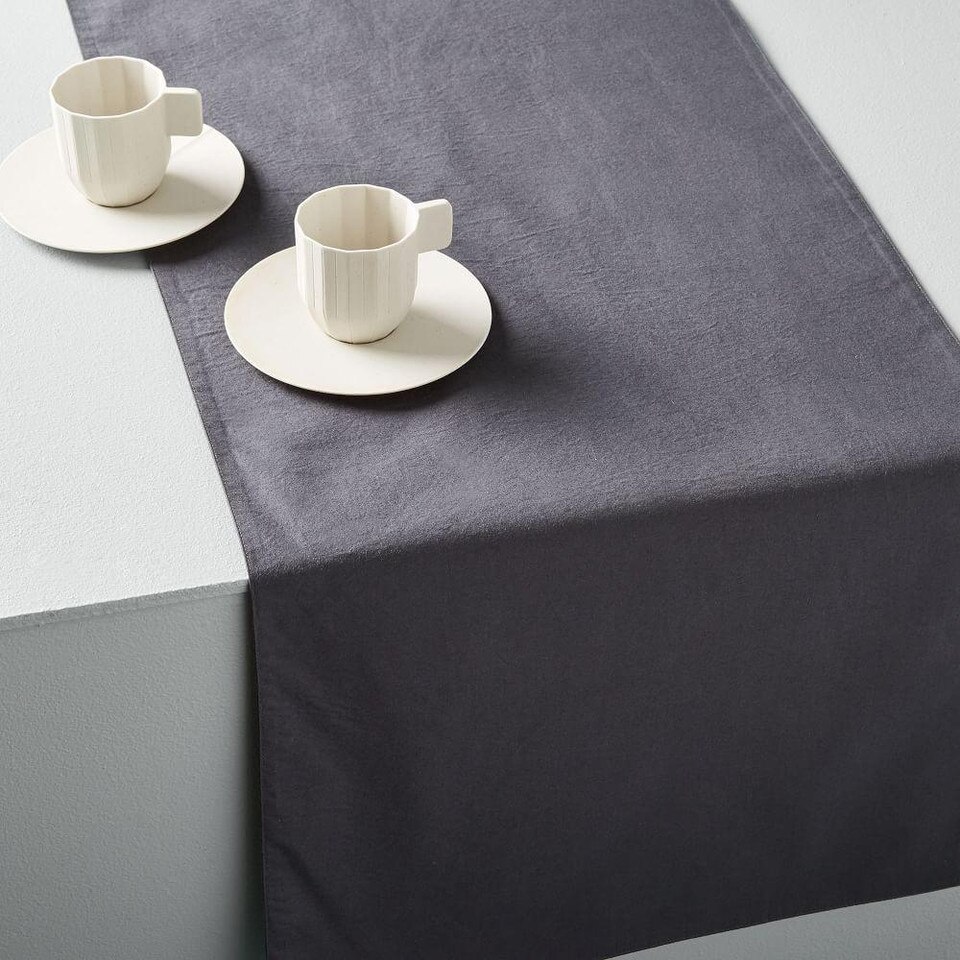 Organic Washed Cotton Runner | West Elm Australia
