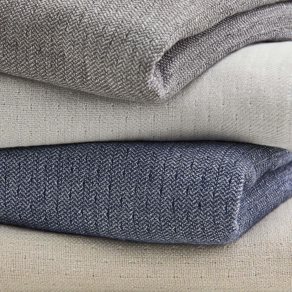 Organic Woven Towels | West Elm Australia