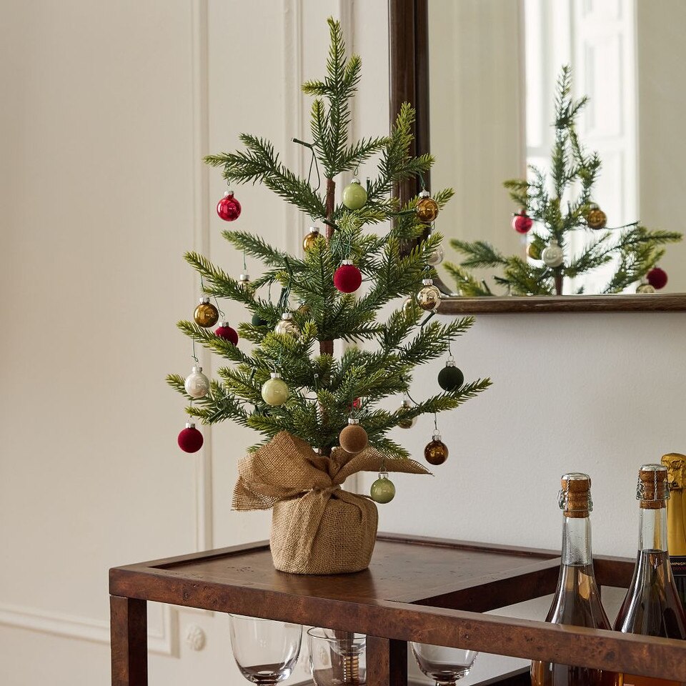 Fir Decorated Ornament Tabletop Tree | West Elm Australia
