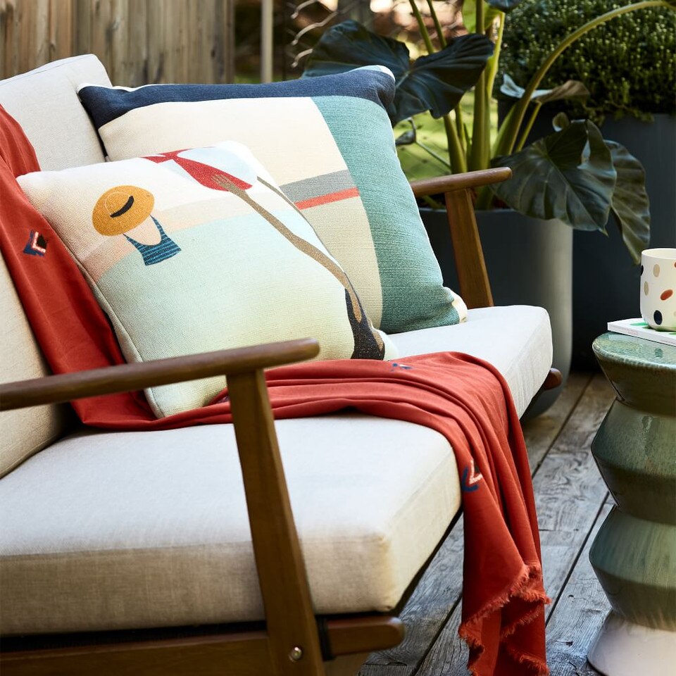 Outdoor Color Pop Cushion | West Elm Australia