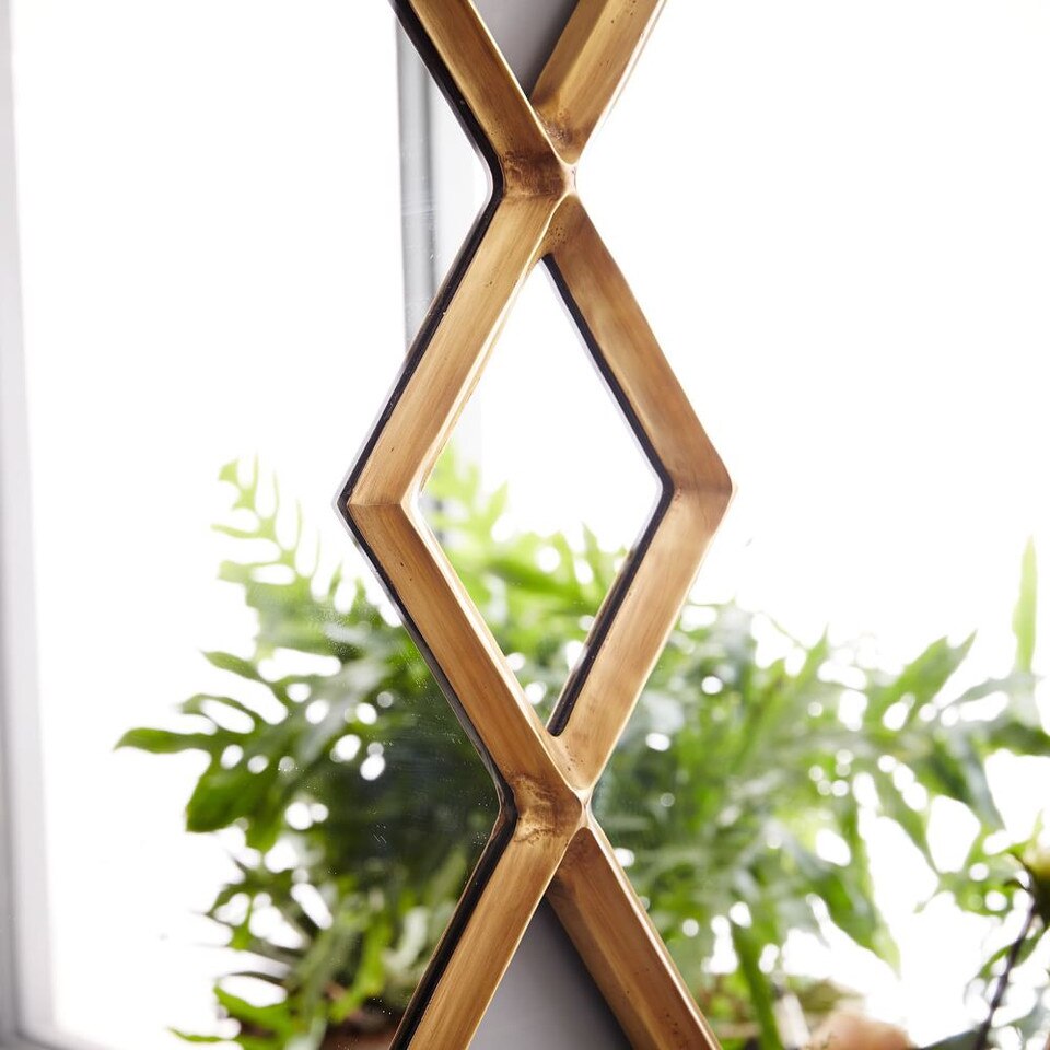 Overlapping Diamonds Mirror | west Elm Australia
