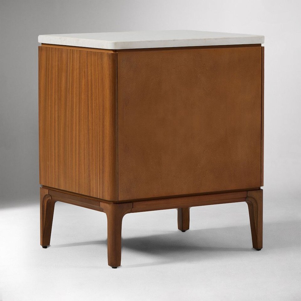 Parker Breadboard Drawer Bedside Table (53 cm) - West Elm Australia