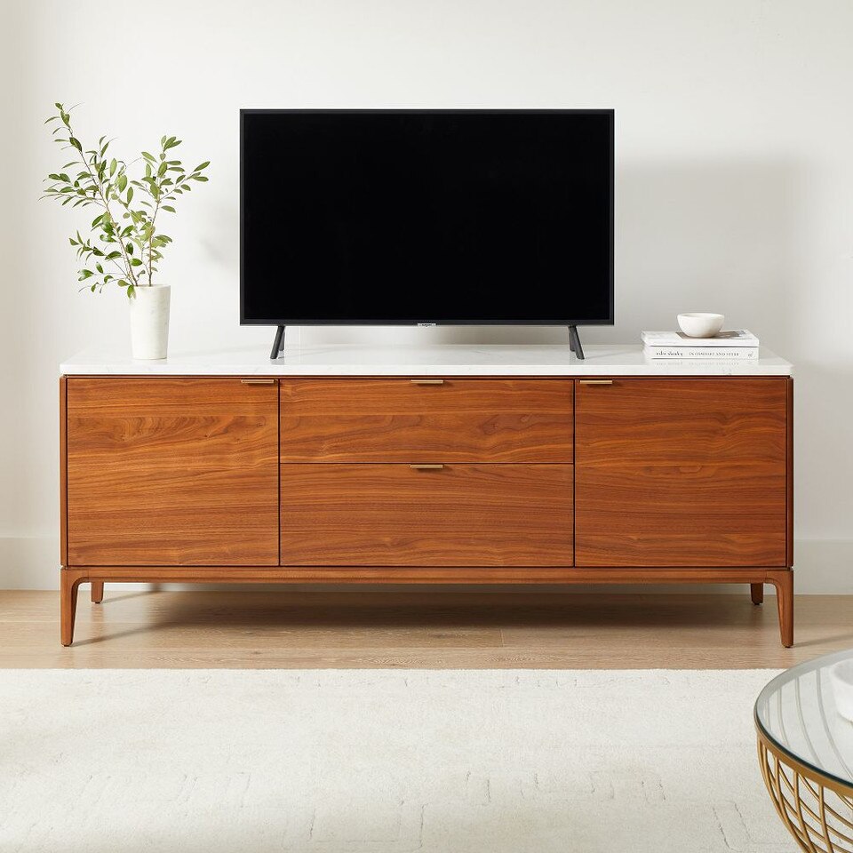 Parker Media Console (173 cm) - West Elm Australia
