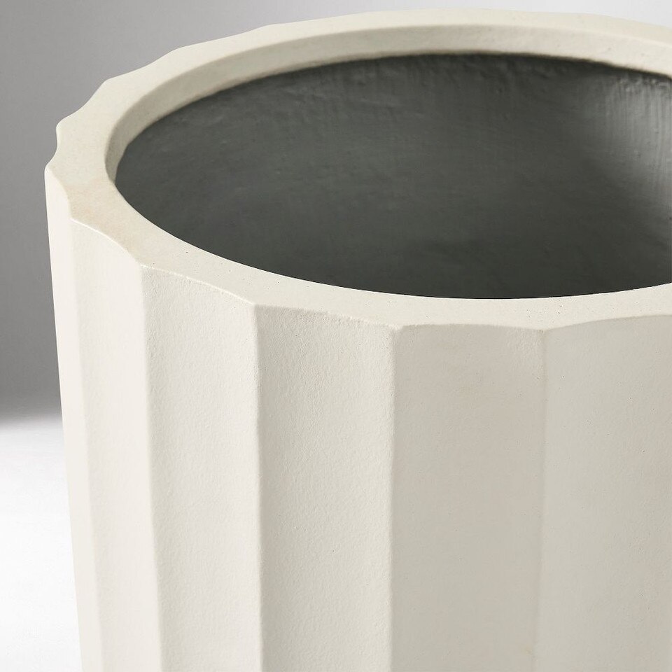 Parker Pedestal Ficonstone Indoor/Outdoor Planters - West Elm Australia