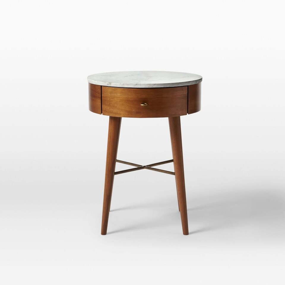 Penelope Bedside Table (46 cm - 61 cm) - West Elm Australia