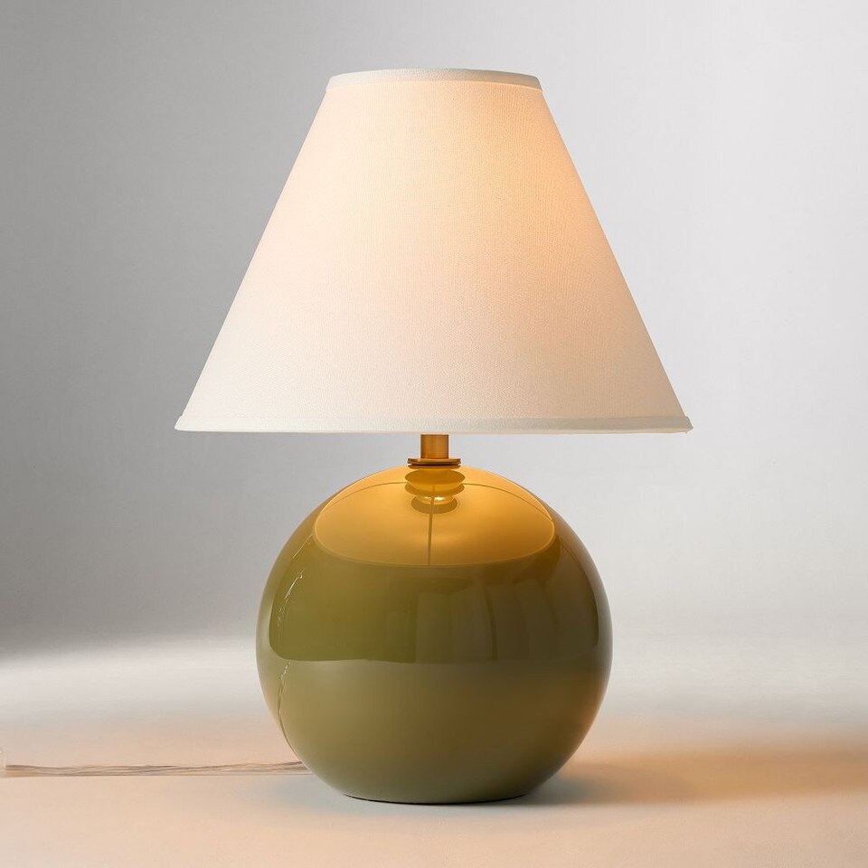 Perry Glass Table Lamp (46 cm) | West Elm Australia