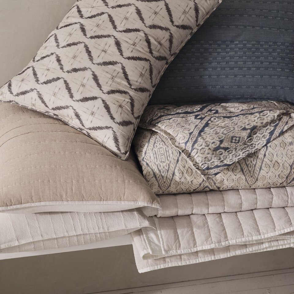 Peyton Ikat Quilt Cover & Pillowcases - West Elm Australia