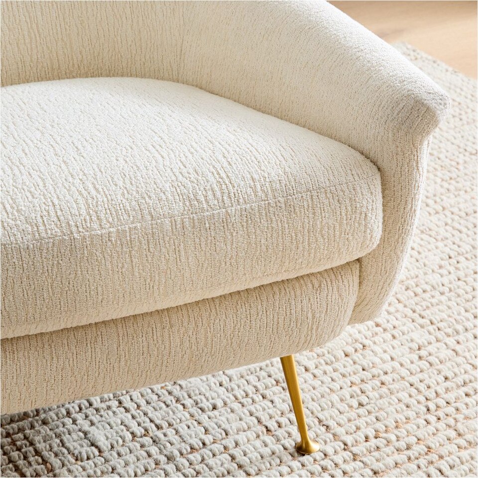Phoebe Chair - Metal Legs - West Elm Australia