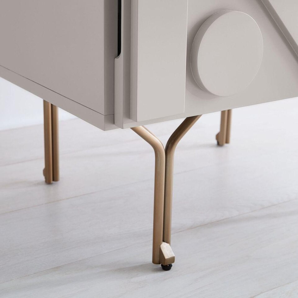 Pictograph Media Console (213 cm) - Flax | west elm Australia