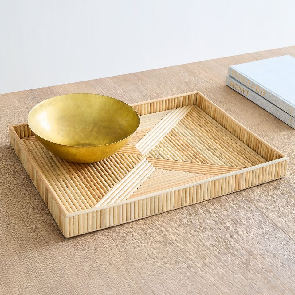 Pieced Pencil Reed Tray | West Elm Australia