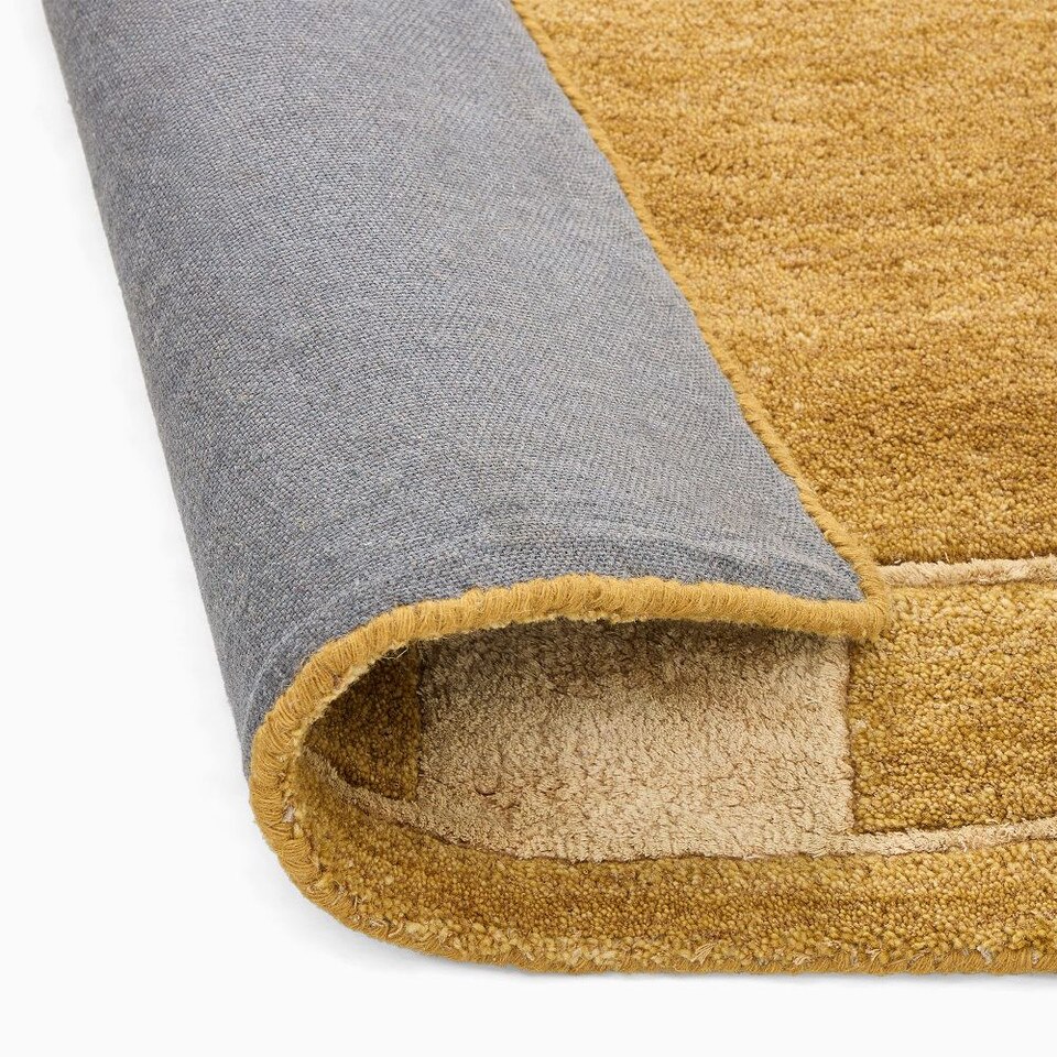 Pierce & Ward Deco Border Handwoven Wool Rug